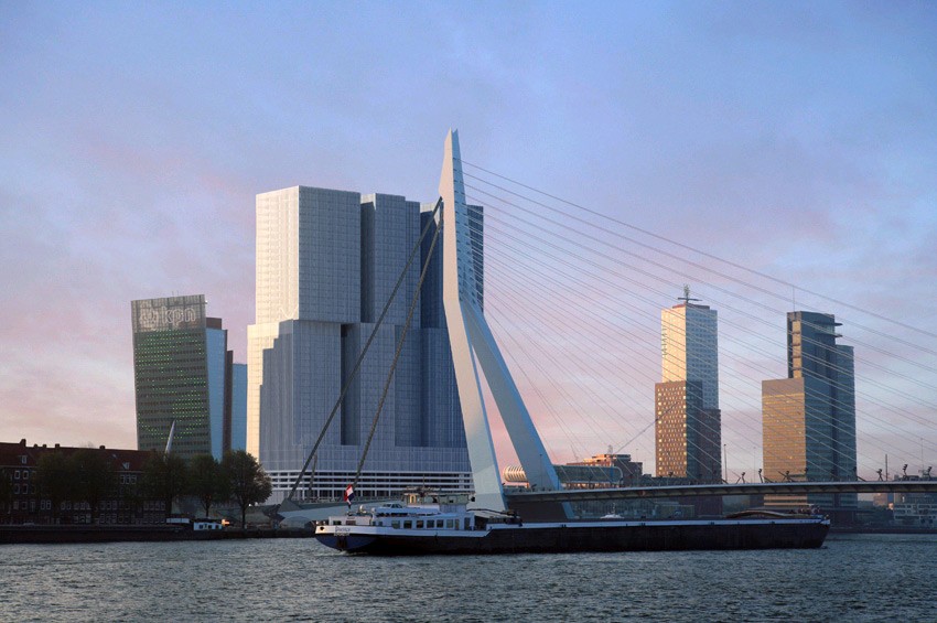 Bouw 'verticale stad' De Rotterdam van start - architectenweb.nl