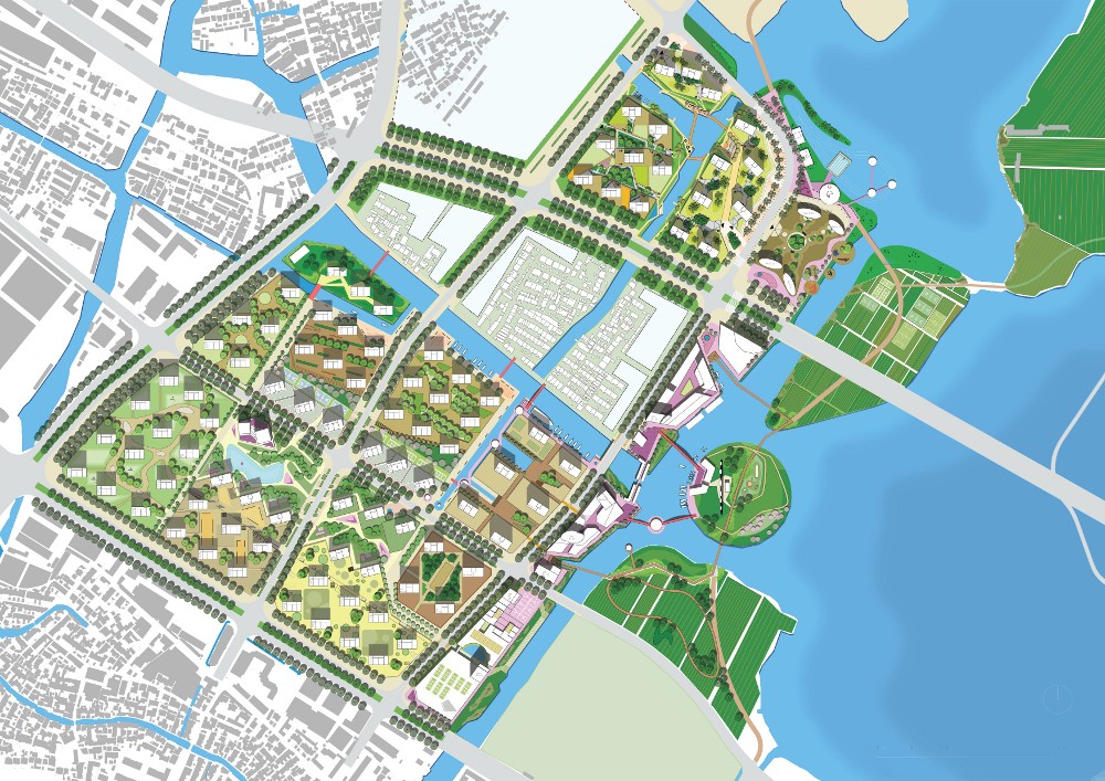 KCAP maakt masterplan Keqiao Water City - architectenweb.nl