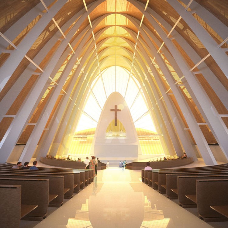 Moderne kerk op traditionele basis - architectenweb.nl