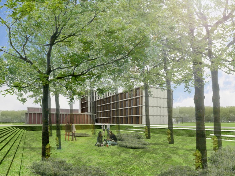 Wiegerinck ontwerpt universiteitsgebouw - architectenweb.nl
