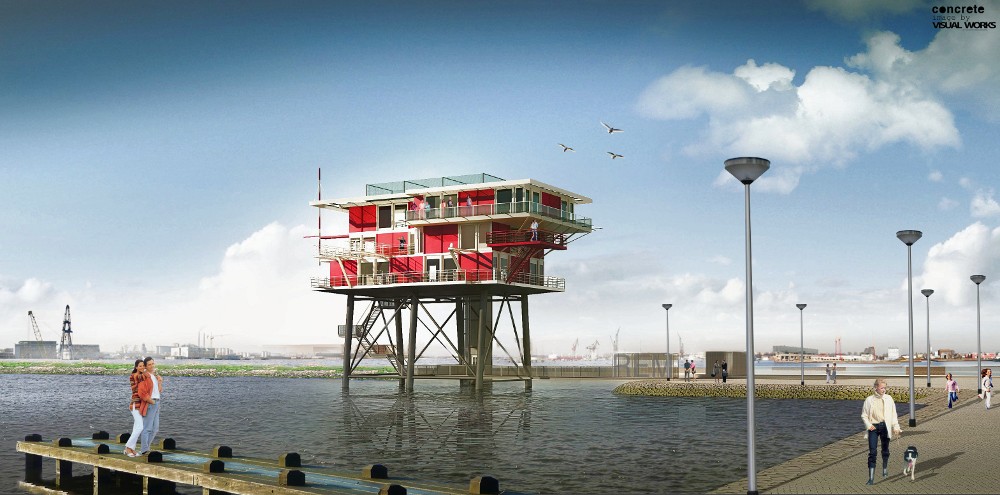 Noordwestzes claimt plan REM-eiland - architectenweb.nl