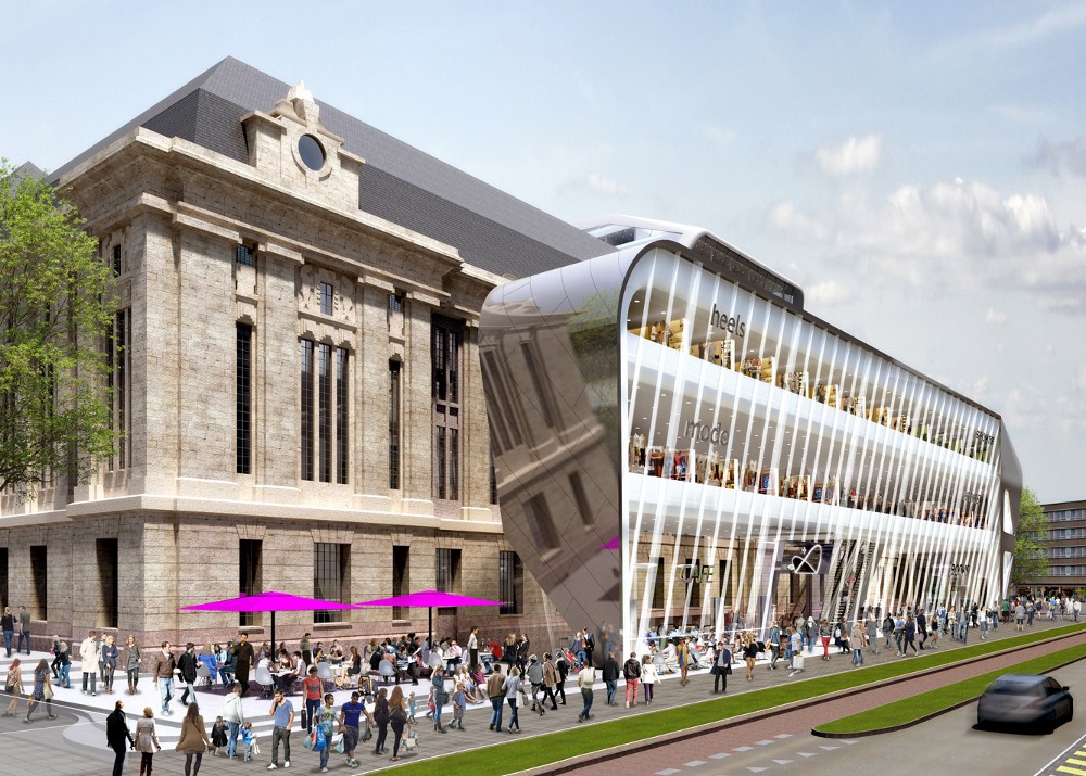 Nieuwe renderingen postkantoor Rotterdam - architectenweb.nl