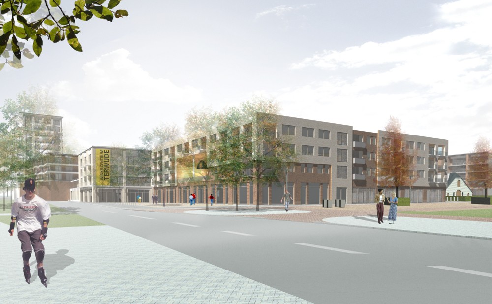 Terwijde krijgt nieuw winkelcentrum - architectenweb.nl