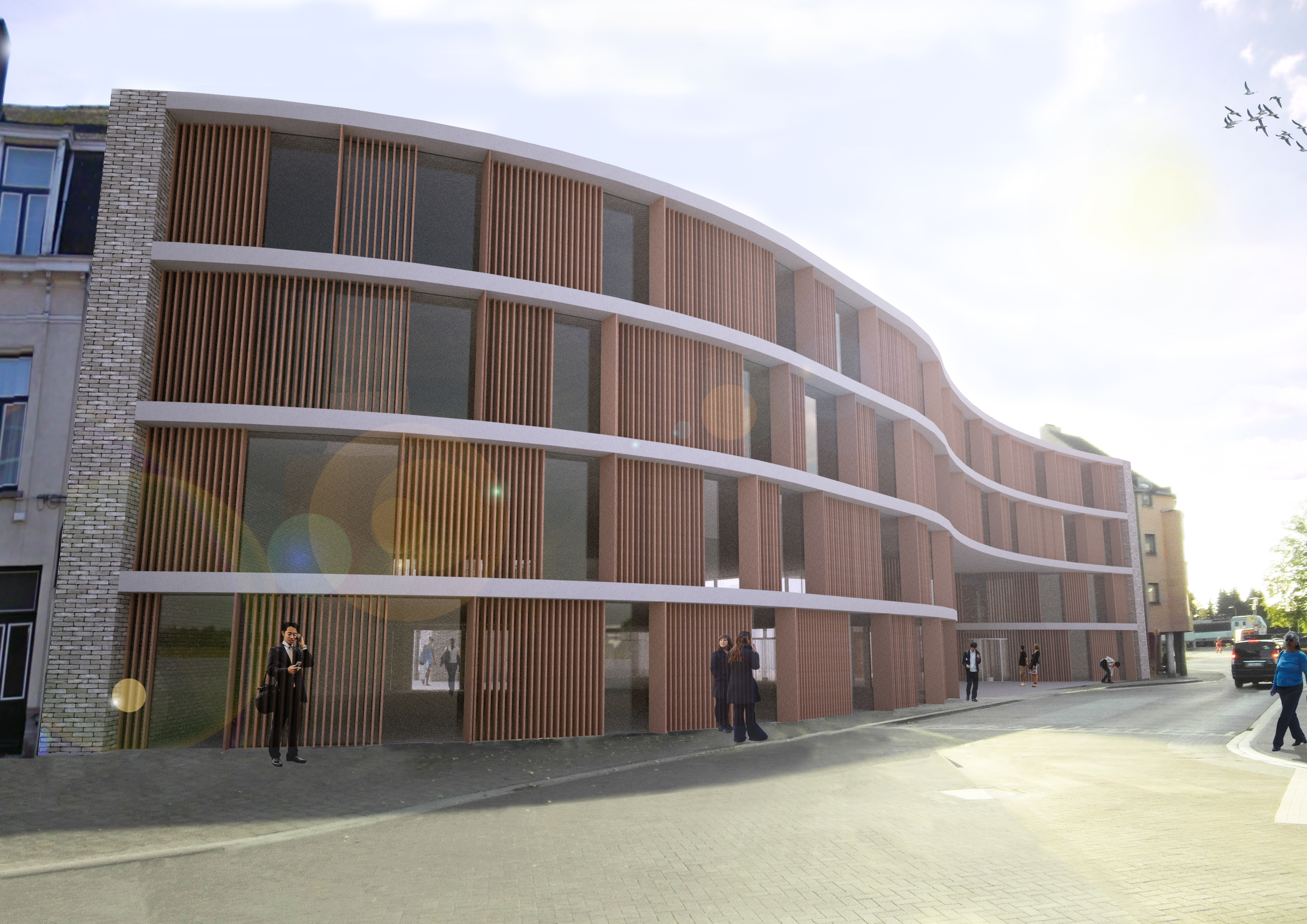 Nieuwe welzijnscampus in centrum Turnhout - architectenweb.nl