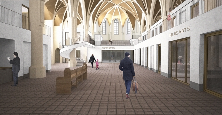 Gezondheidscentrum in voormalige kerk Borne - architectenweb.nl