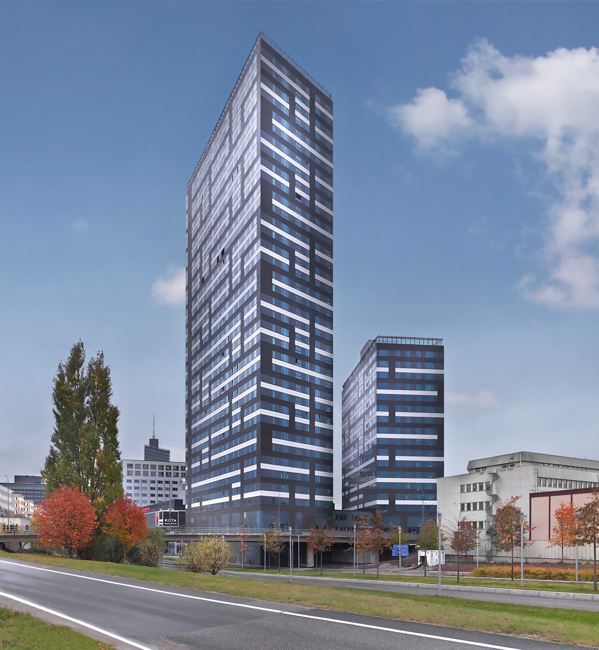Wicona | Wicona gevels op hoogste gebouw Stockholm - architectenweb.nl