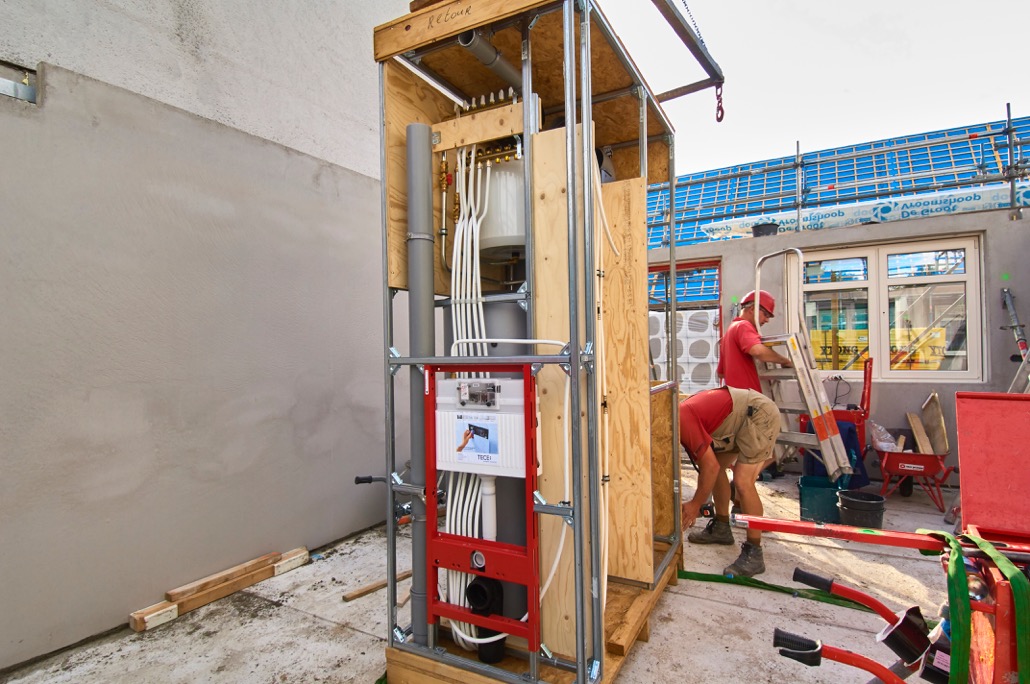 TECE Nederland BV | Prefab technische ruimte in Fijn Wonen ...