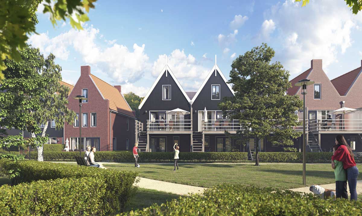 Nieuwe vakantieparken voor Landal en Roompot - architectenweb.nl