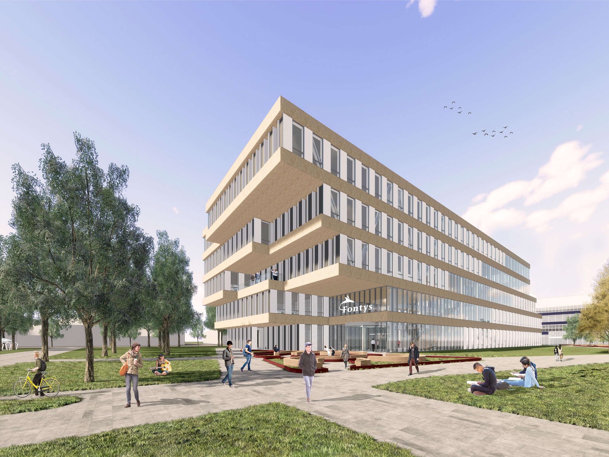 Flexibele nieuwbouw voor ICT-opleidingen Fontys Eindhoven ...