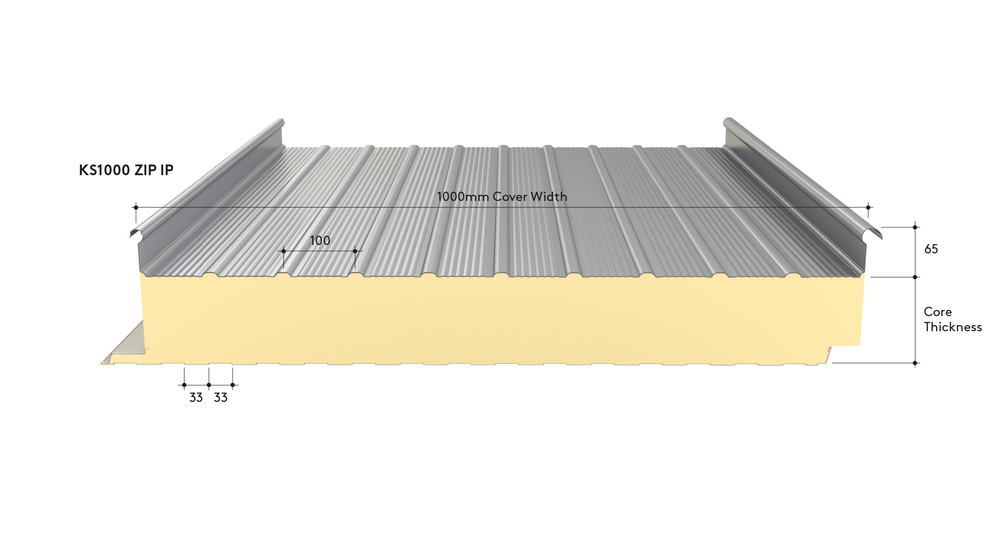 Kingspan Geïsoleerde Panelen | Kingzip geïsoleerd dakpaneel ...