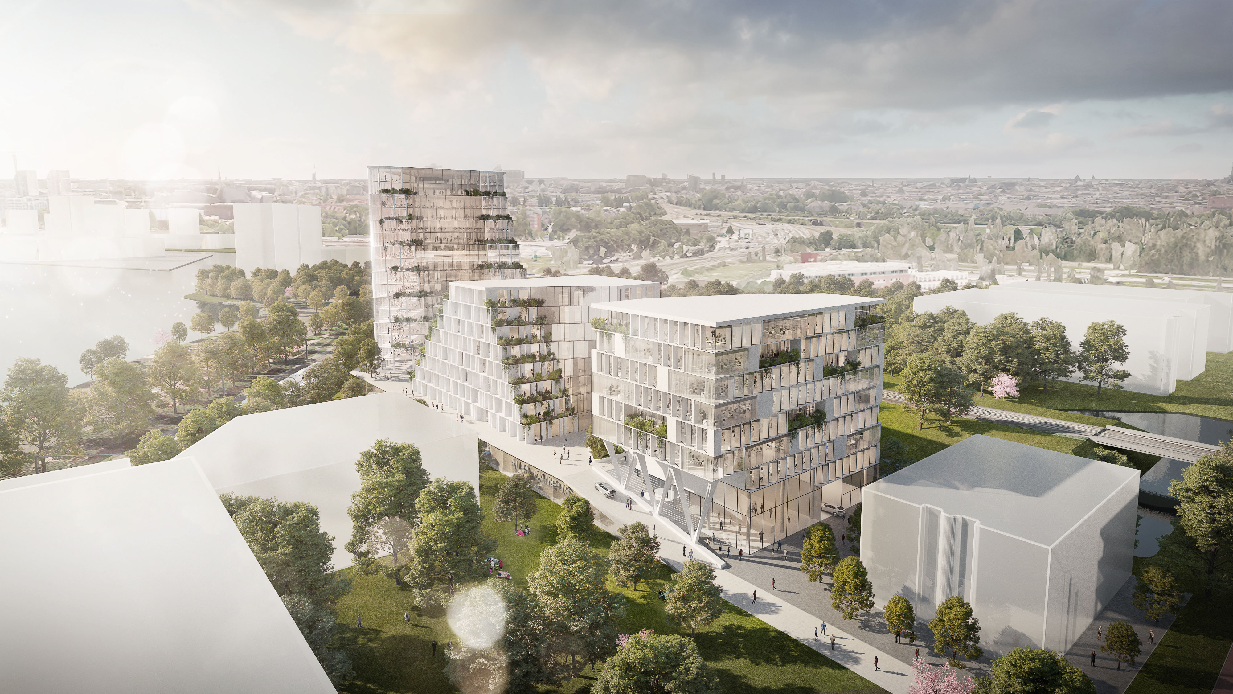 Eerst kantoren en dan woningen in de Alpha Campus - architectenweb.nl