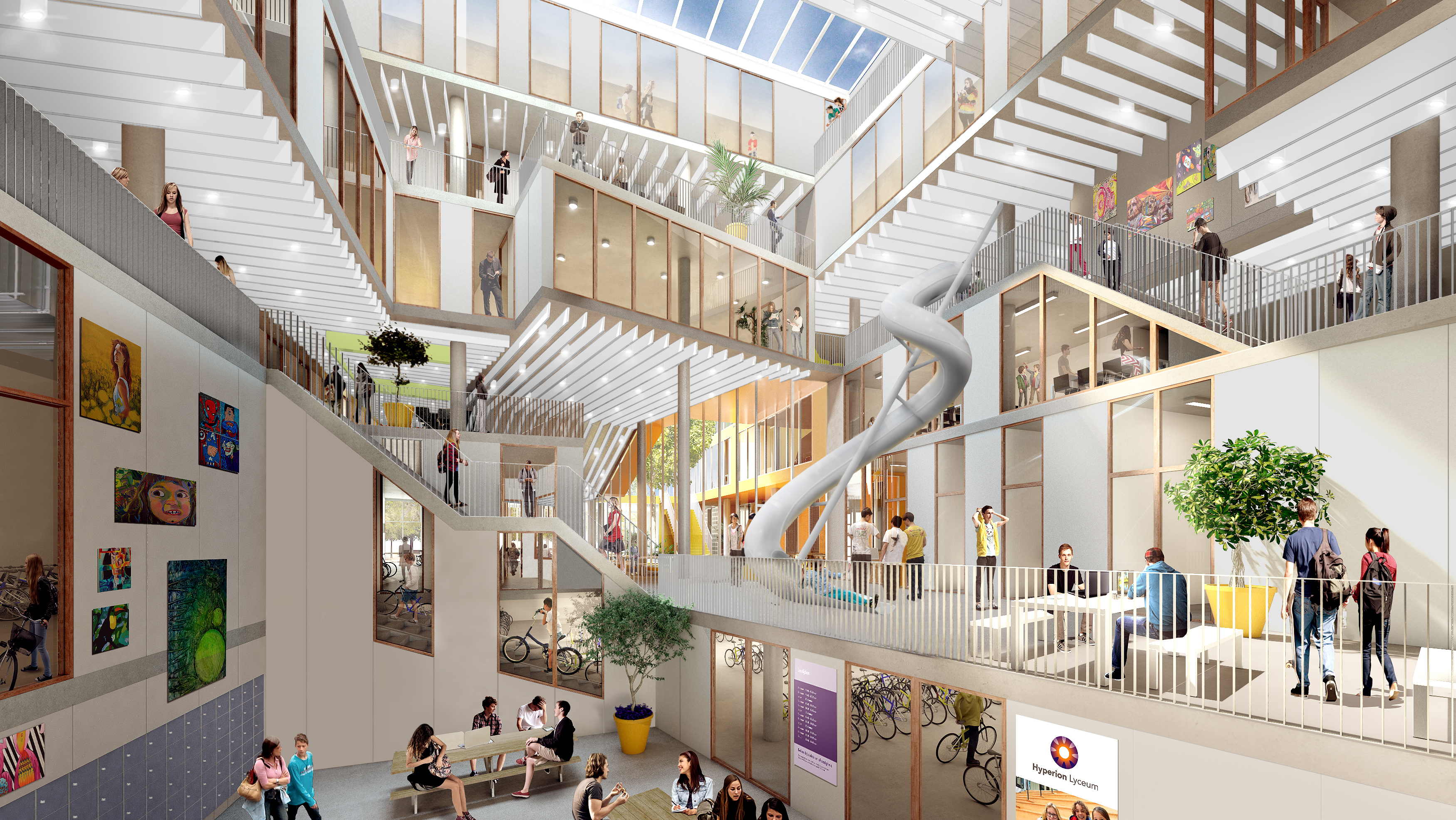 Ector Hoogstad Architecten | Hyperion Lyceum - architectenweb.nl