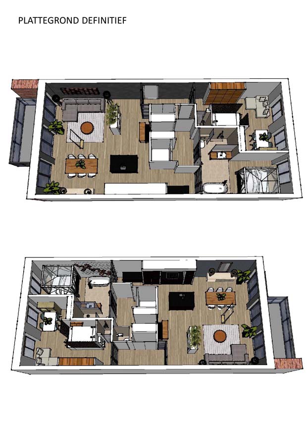 LINDESIGN | Nieuwe indeling appartement En Bloc Houthavens ...