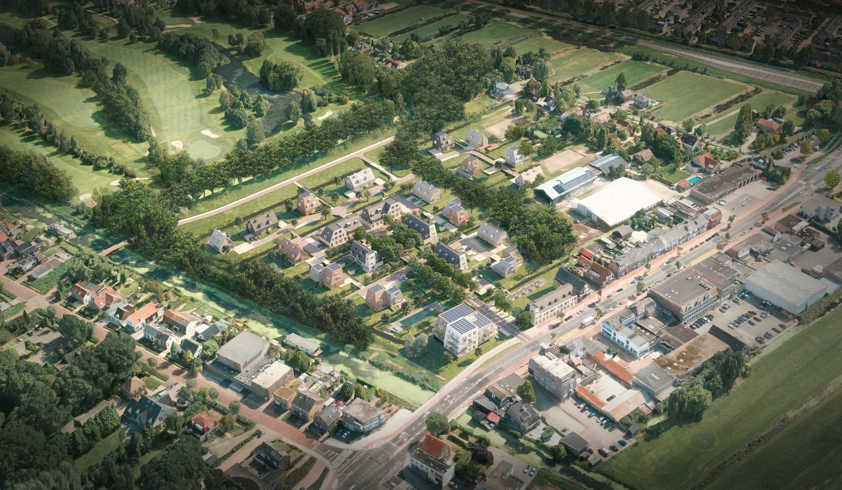 Woonbuurt op oude plek school Capelle - architectenweb.nl