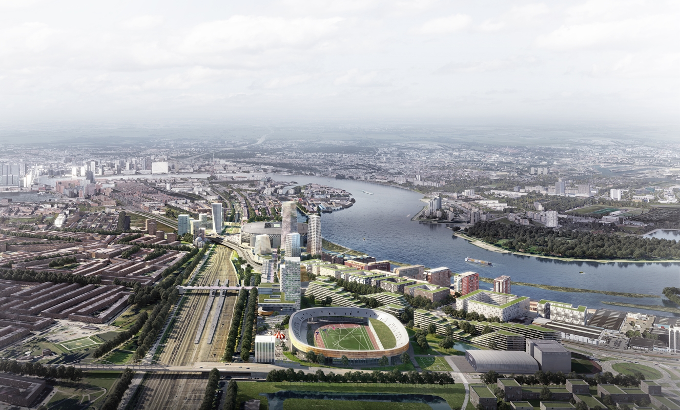 Stadsbestuur Rotterdam keurt masterplan Feyenoord City goed ...