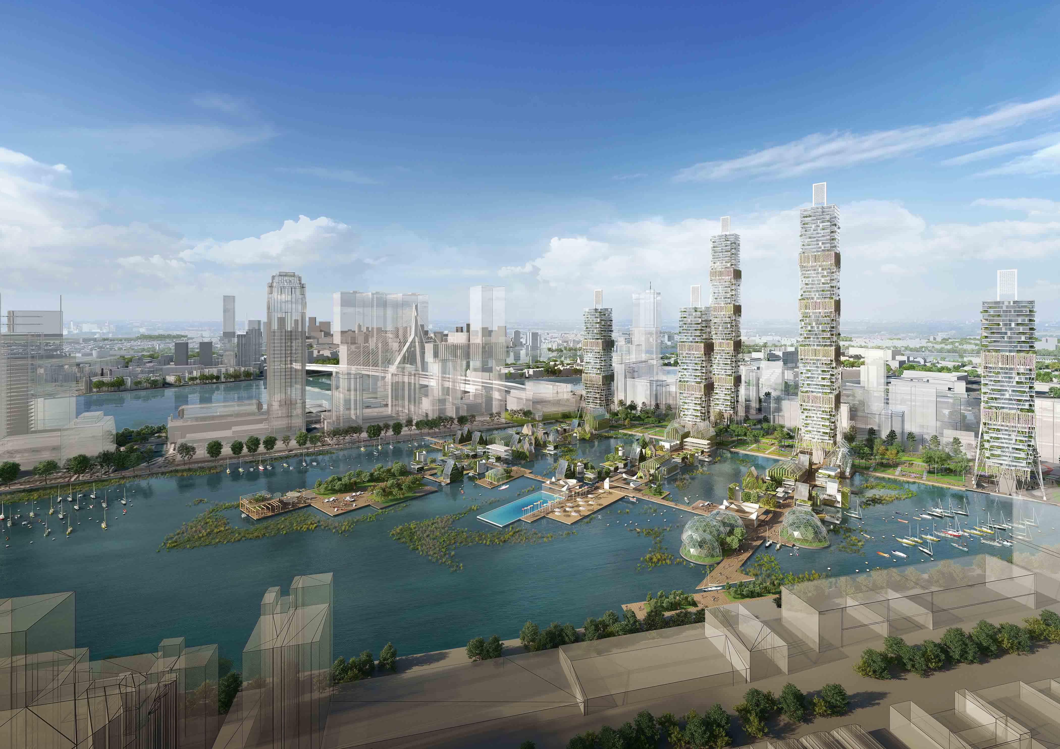 Voorstel voor drijvende, klimaatadaptieve en inclusieve wijk in ...