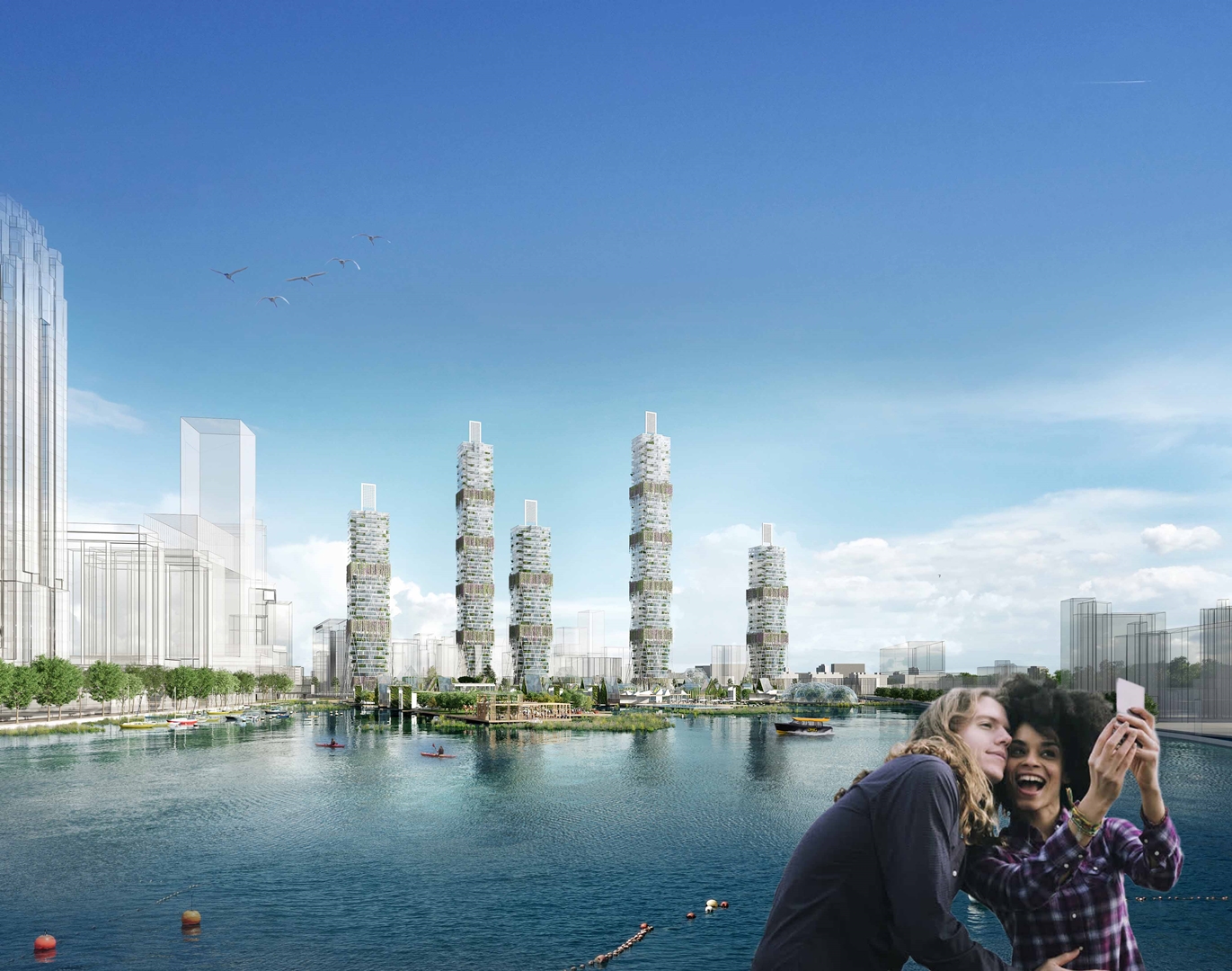 Voorstel voor drijvende, klimaatadaptieve en inclusieve wijk in ...