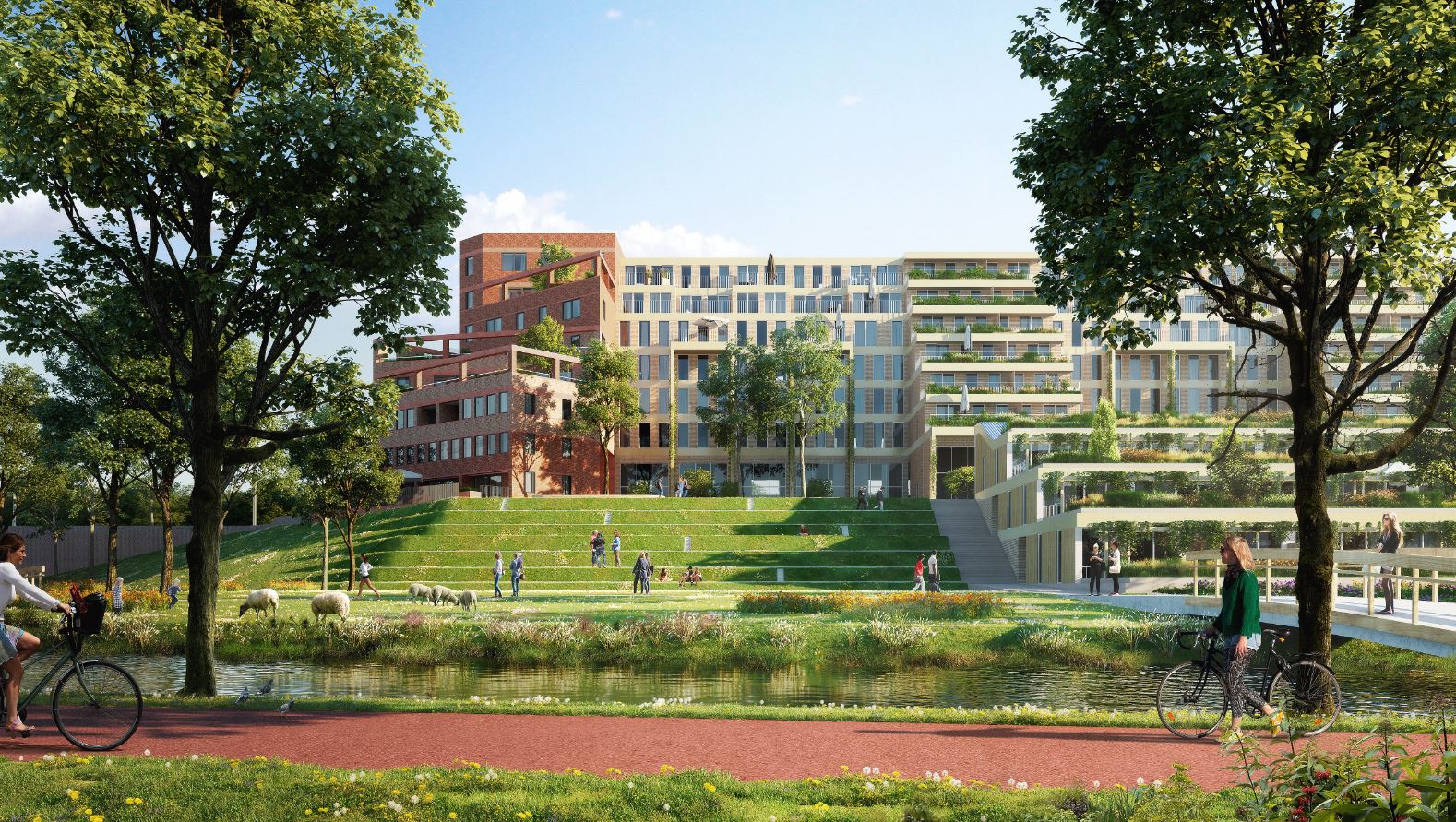 Terrassengebouw markeert entree Leidsche Rijn - architectenweb.nl