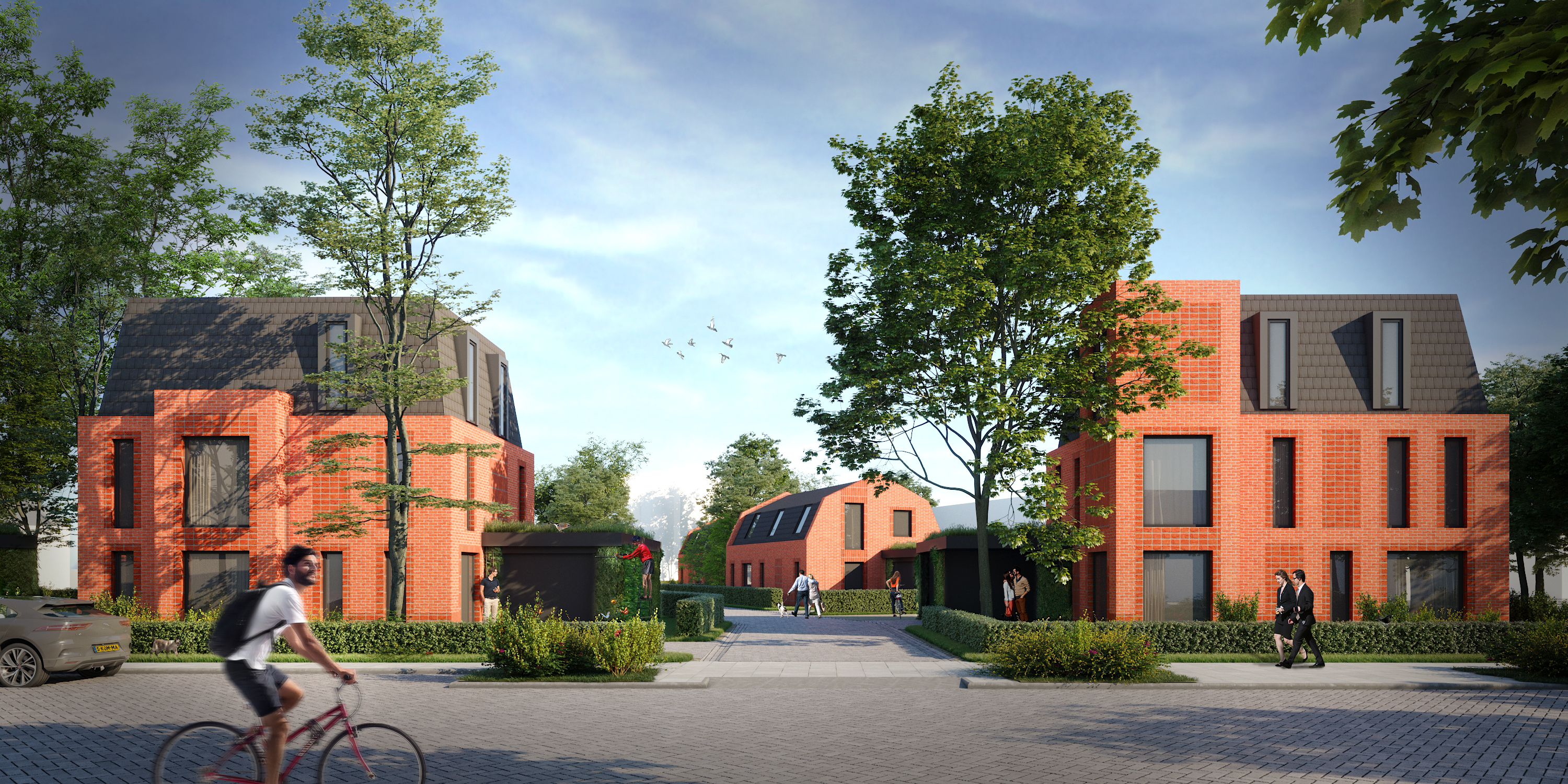 Materialen school hergebruikt voor villa's op dezelfde plek ...