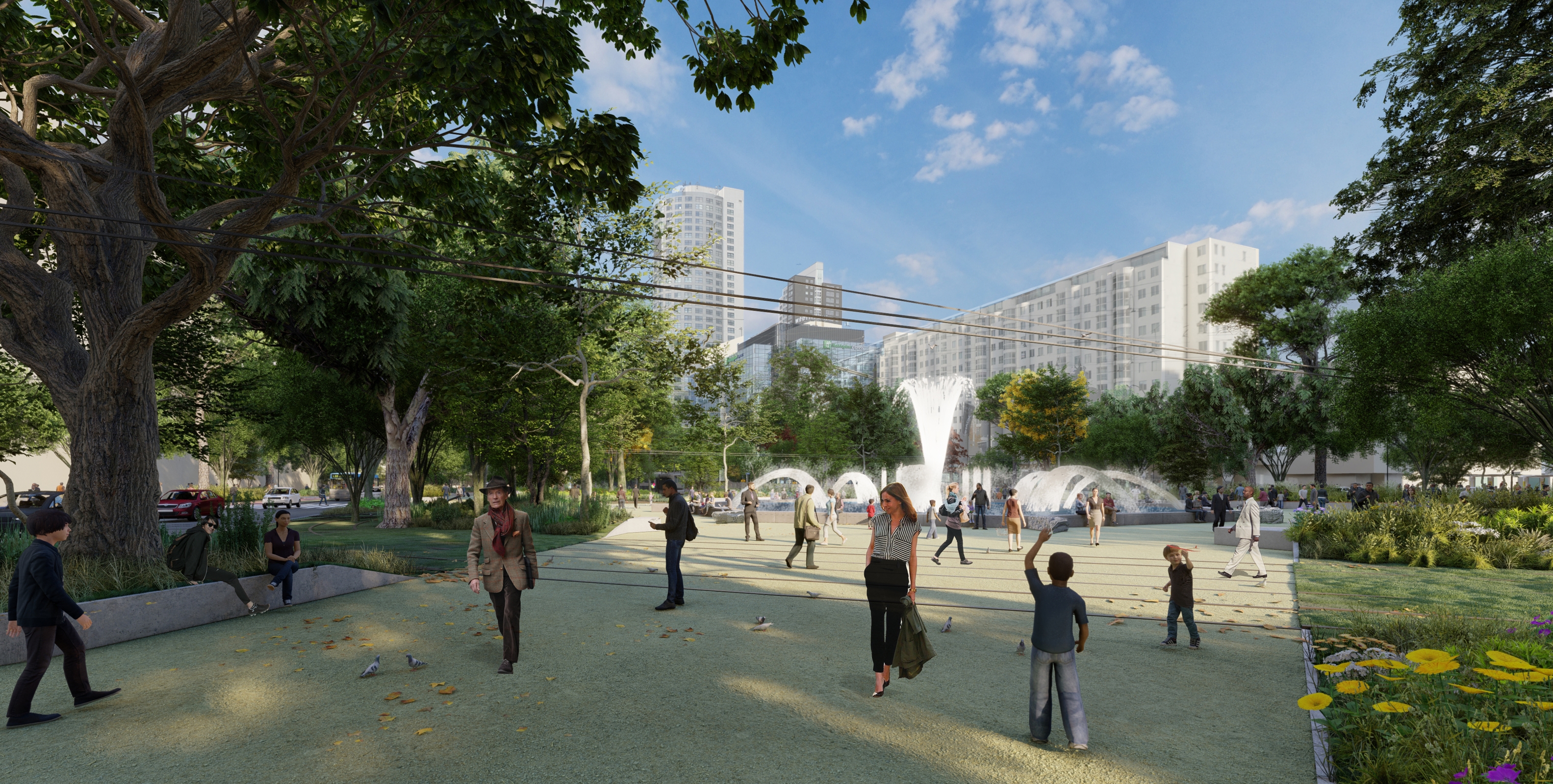 Hofplein Rotterdam wacht flinke vergroening - architectenweb.nl