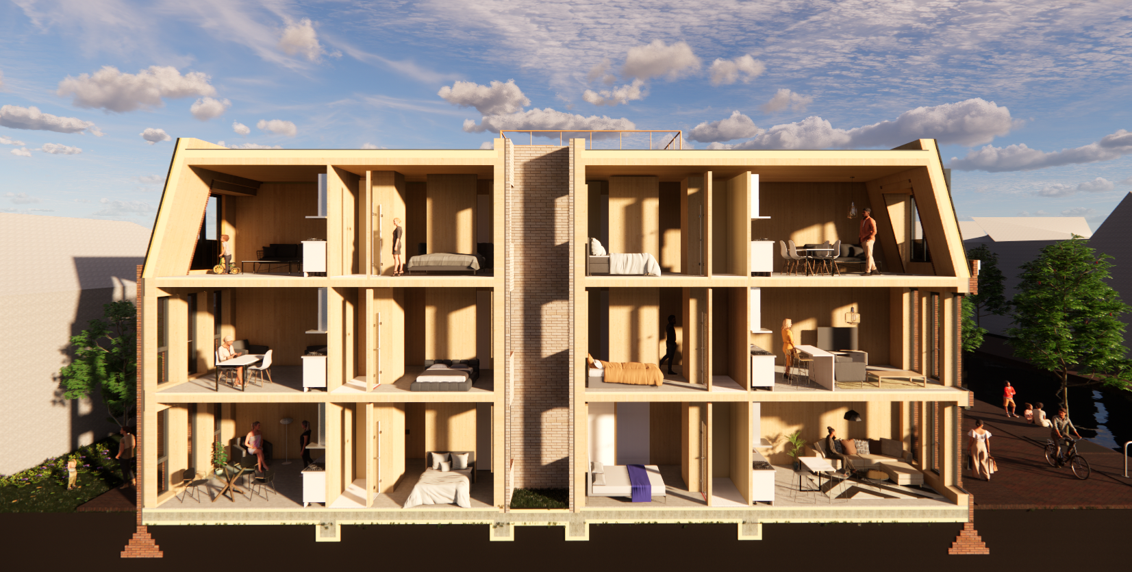 Bouwen met CLT – zes lessen uit de praktijk van Urban Climate Architects - architectenweb.nl