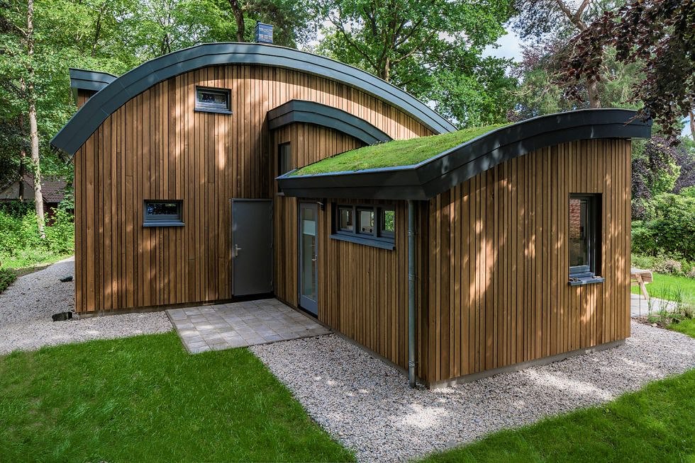 NarrativA architecten | Moderne biobased vakantiewoning met groendak ...