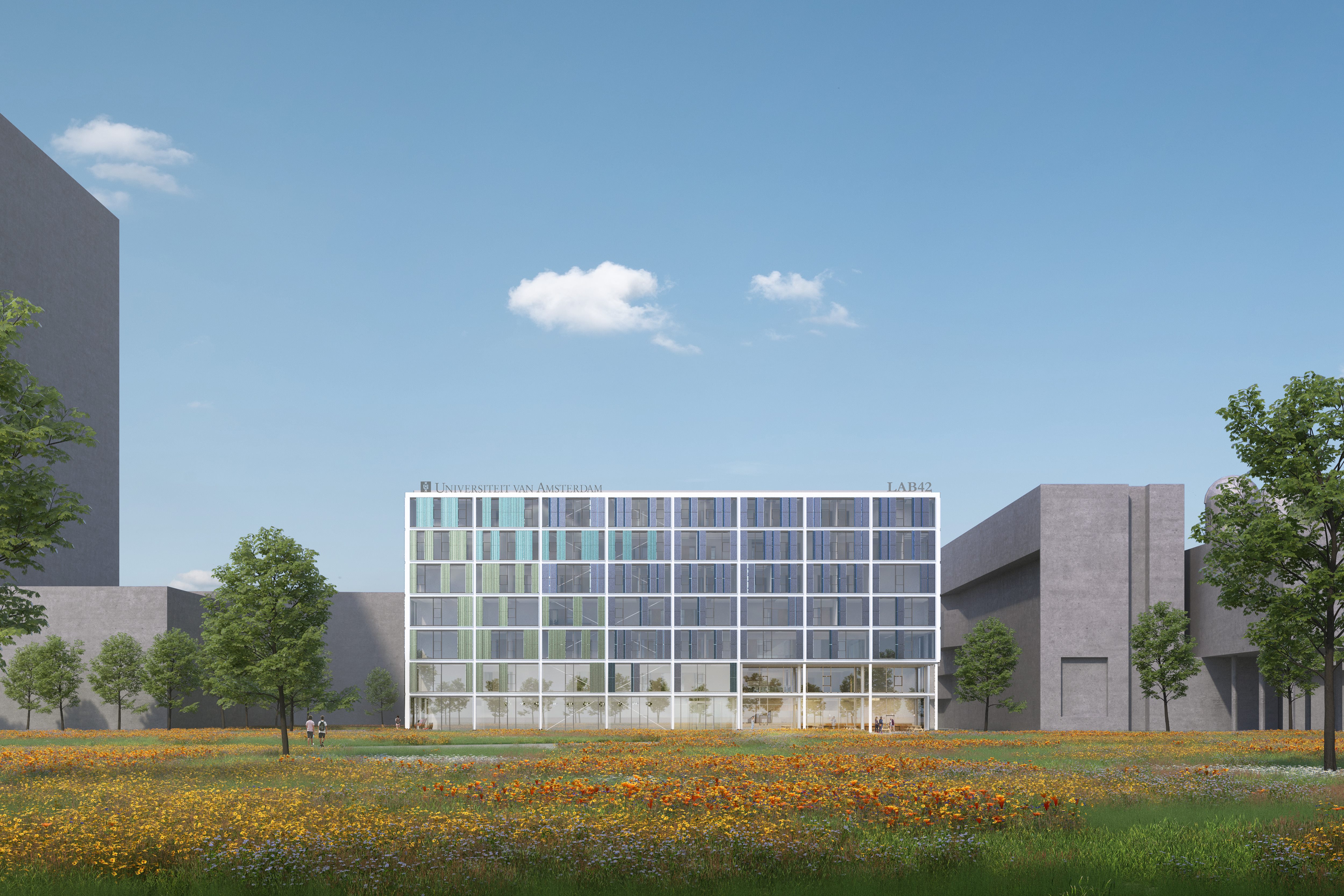 Bouw LAB42 op Amsterdam Science Park gestart - architectenweb.nl