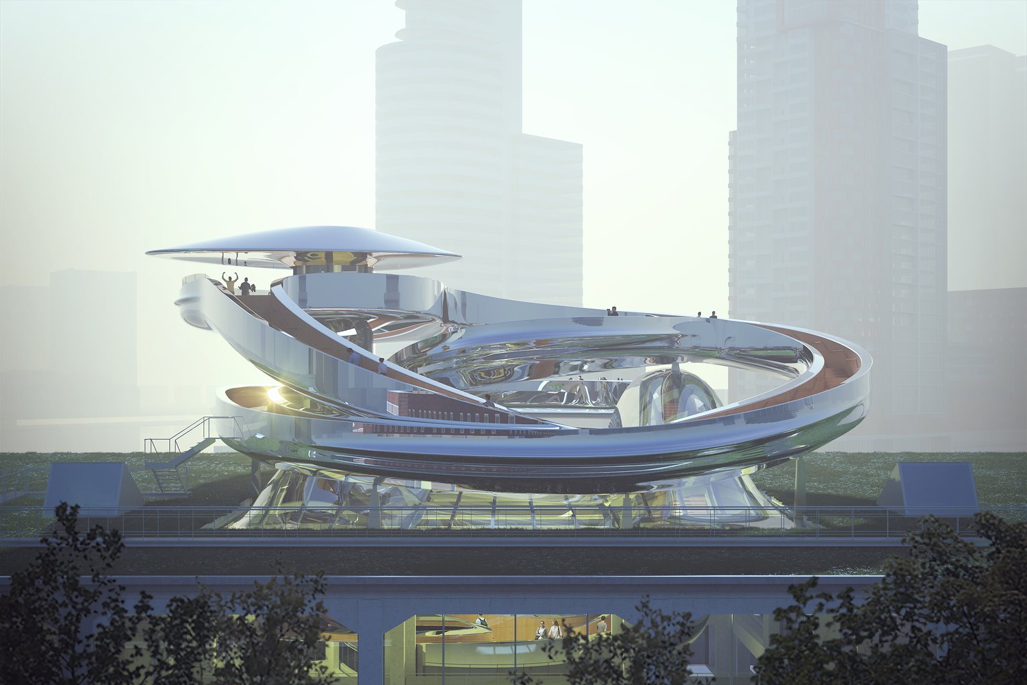 MAD Architects toont nieuwe beelden Fenix II in Rotterdam ...