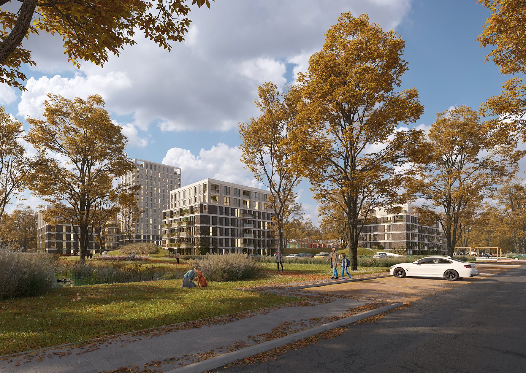 Woonbuurtje op plek voormalig zwembad in Capelle - architectenweb.nl