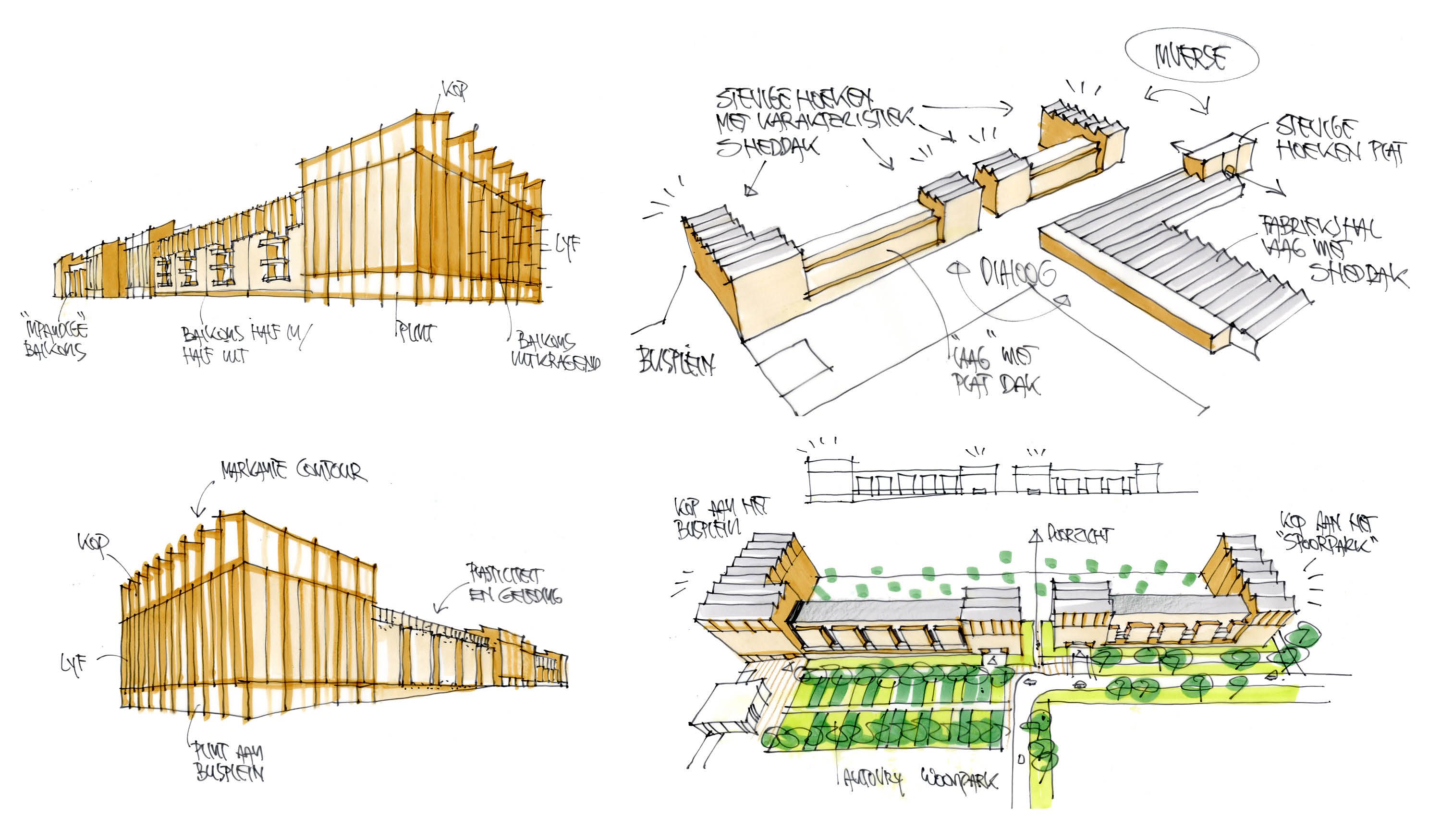 Fabrieksgebouwen ENKA inspireren MIX bij groot woongebouw ...