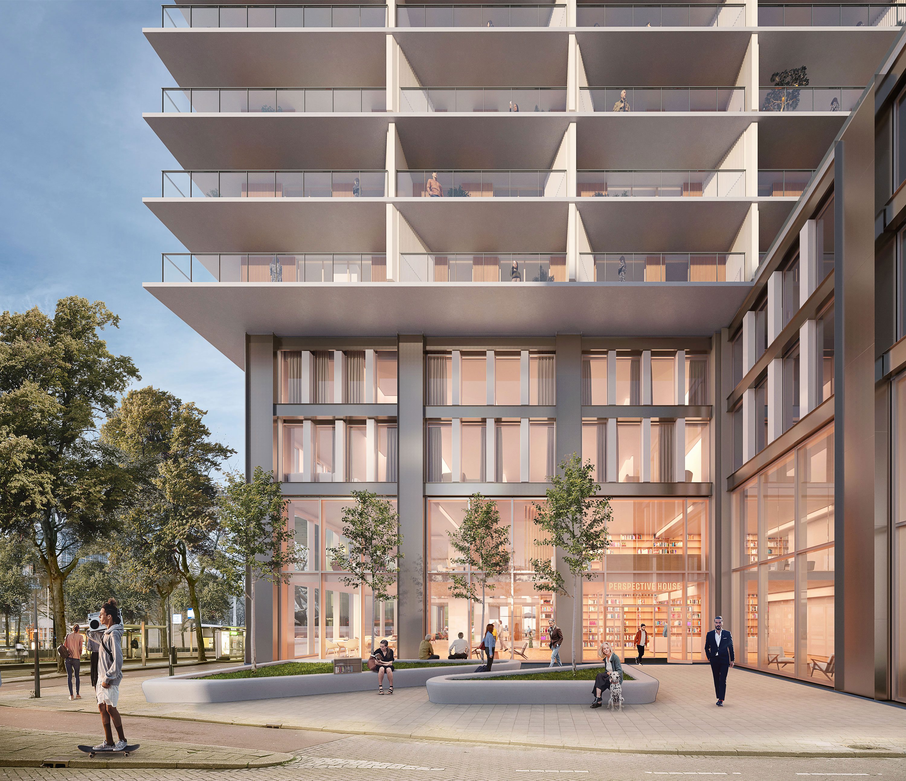 Kraaijvanger ontwerpt woongebouw op plek kantoorpand Blaak 333 ...
