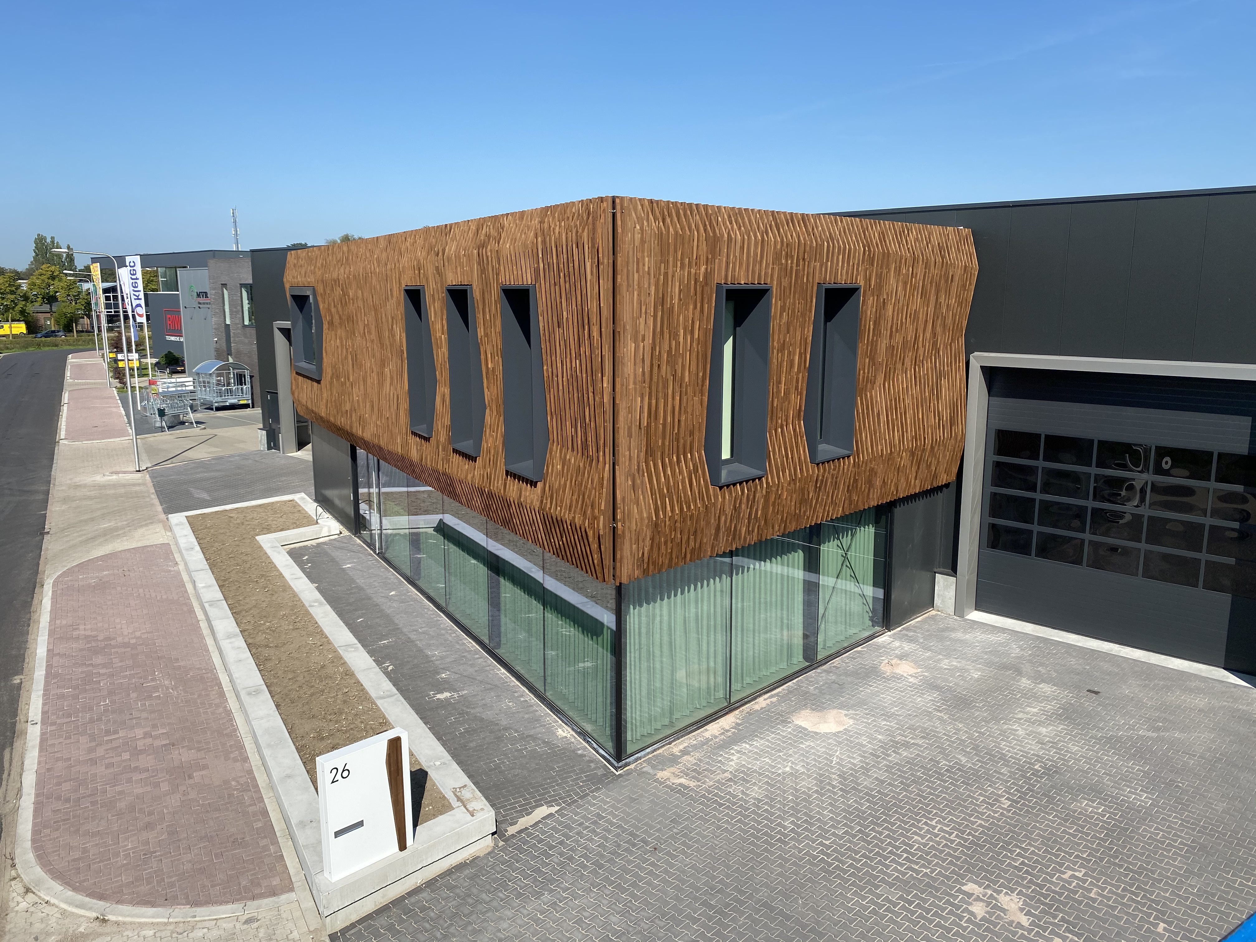 Foreco Houtproducten | Unieke WaxedWood Gold Gevel in Wekerom ...