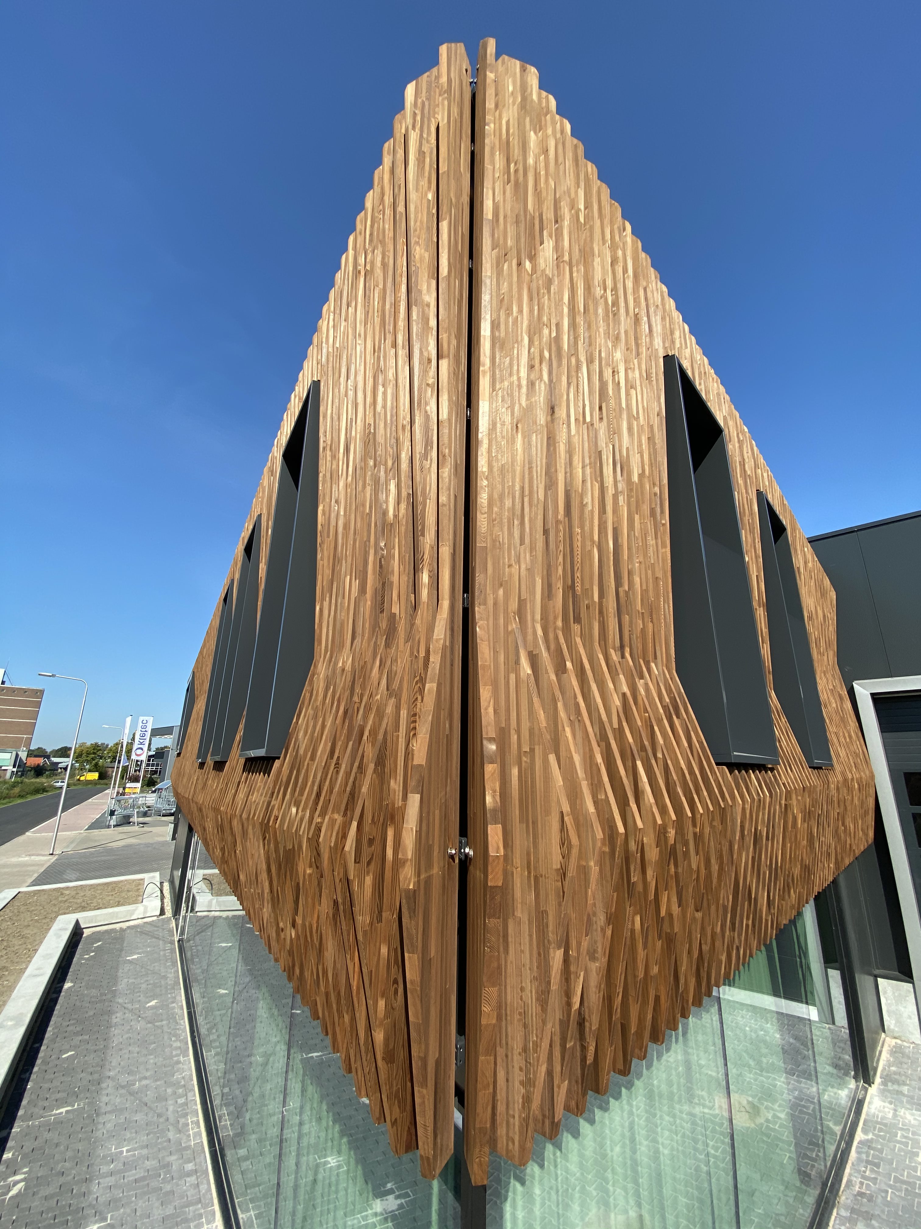 Foreco Houtproducten | Unieke WaxedWood Gold Gevel in Wekerom ...