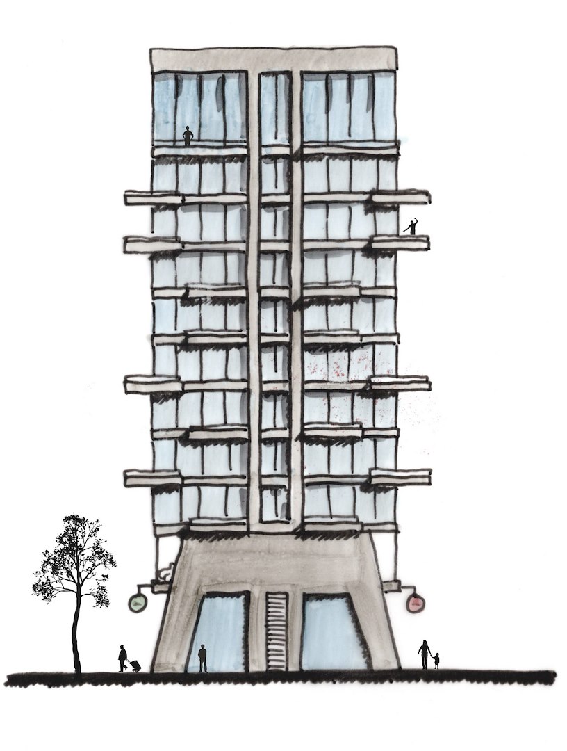 Plan voor woon-werkgebouw in M4H-gebied Rotterdam - architectenweb.nl