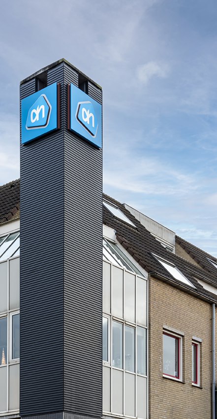 Aliplast Aluminium Systems | Deco Wall gevelbekleding voor Albert Heijn ...