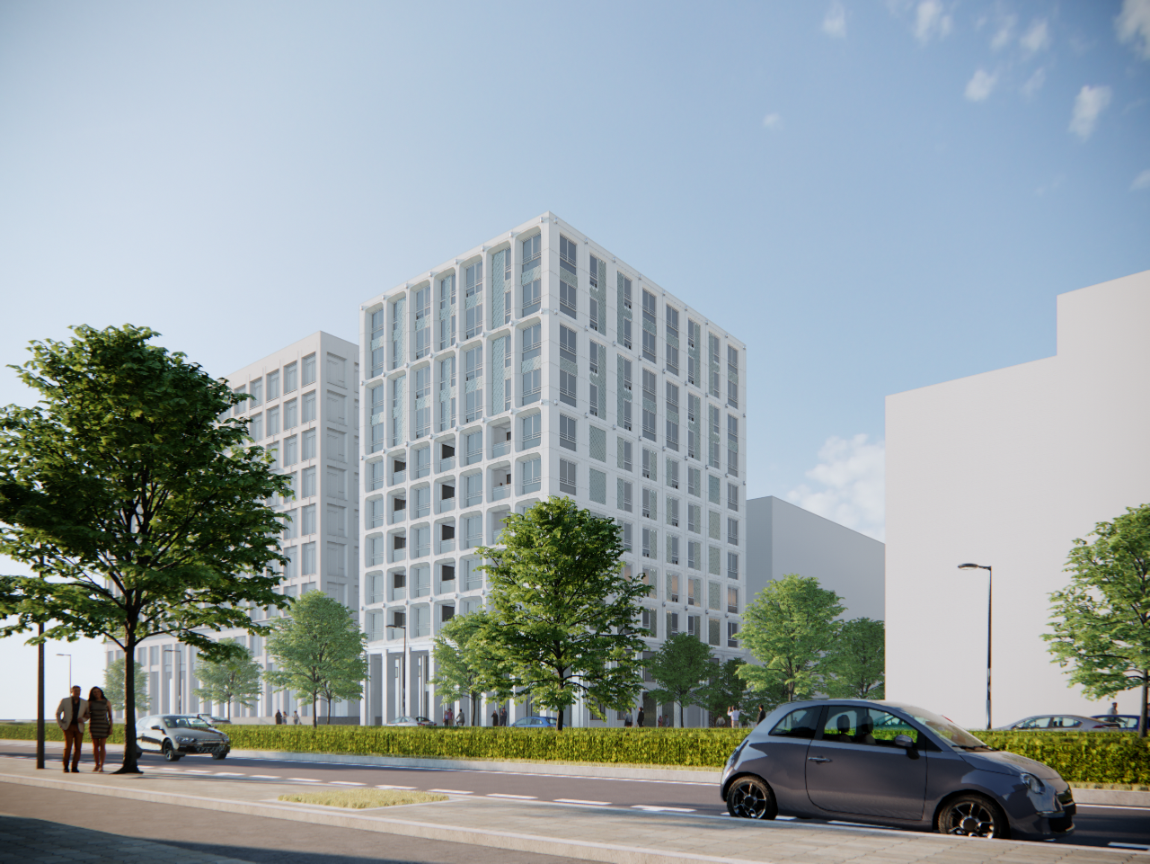 Sociaal woongebouw met flexibele indeling voor IJburg - architectenweb.nl