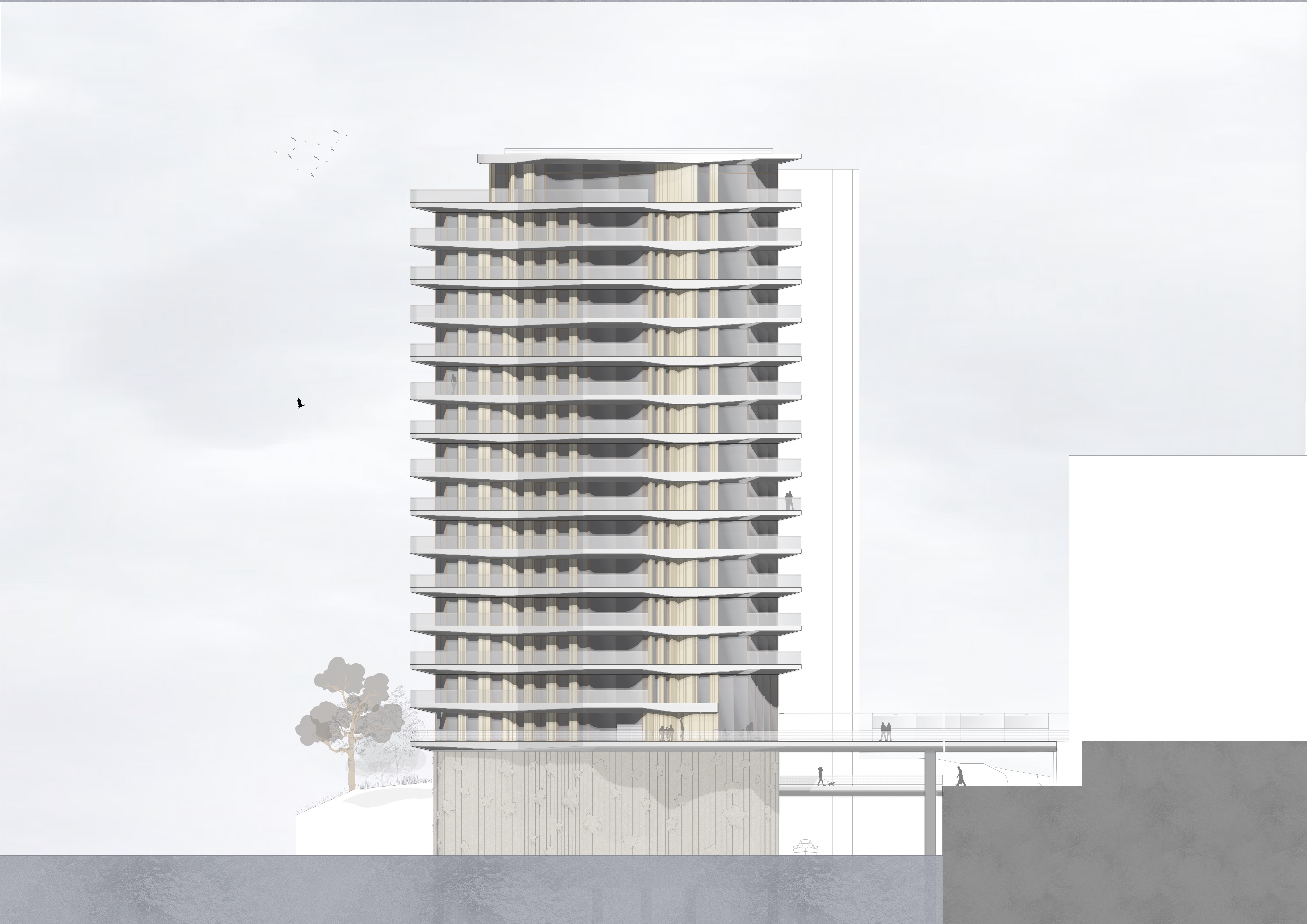 KCAP en K+H ontwerpen woontoren in deelgebied HafenCity Hamburg ...