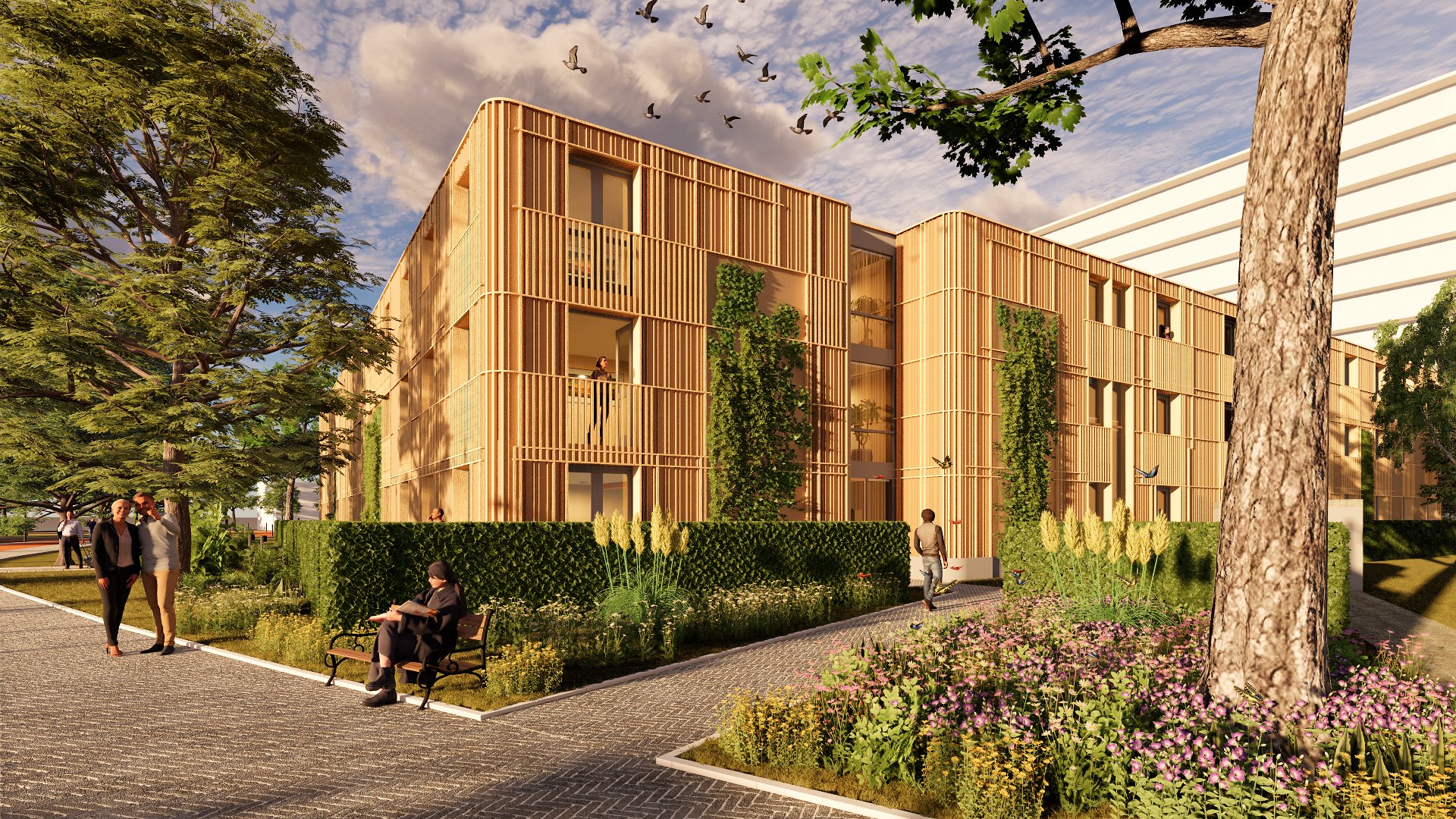 Rotterdam-Zuid krijgt thuis- en daklozenopvang in hout - architectenweb.nl