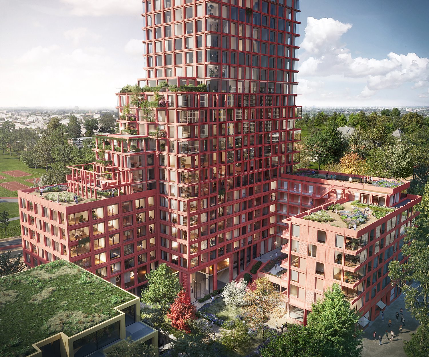 Symposium waarin het nieuwe hybride stadsblok op de snijtafel gelegd ...