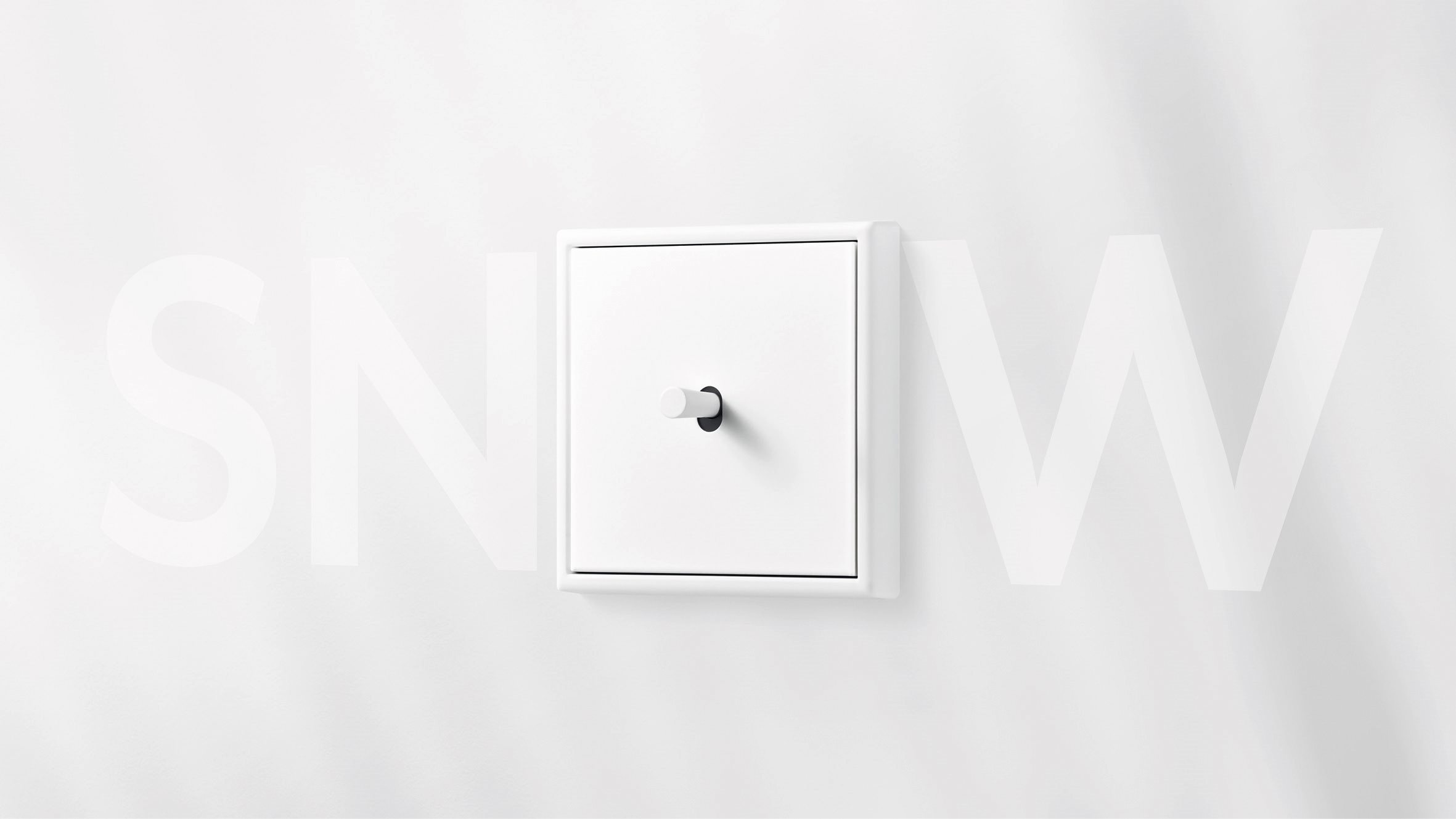 Jung | Hateha B.V. | JUNG LS 1912 in de matte kleuren sneeuwwit en ...