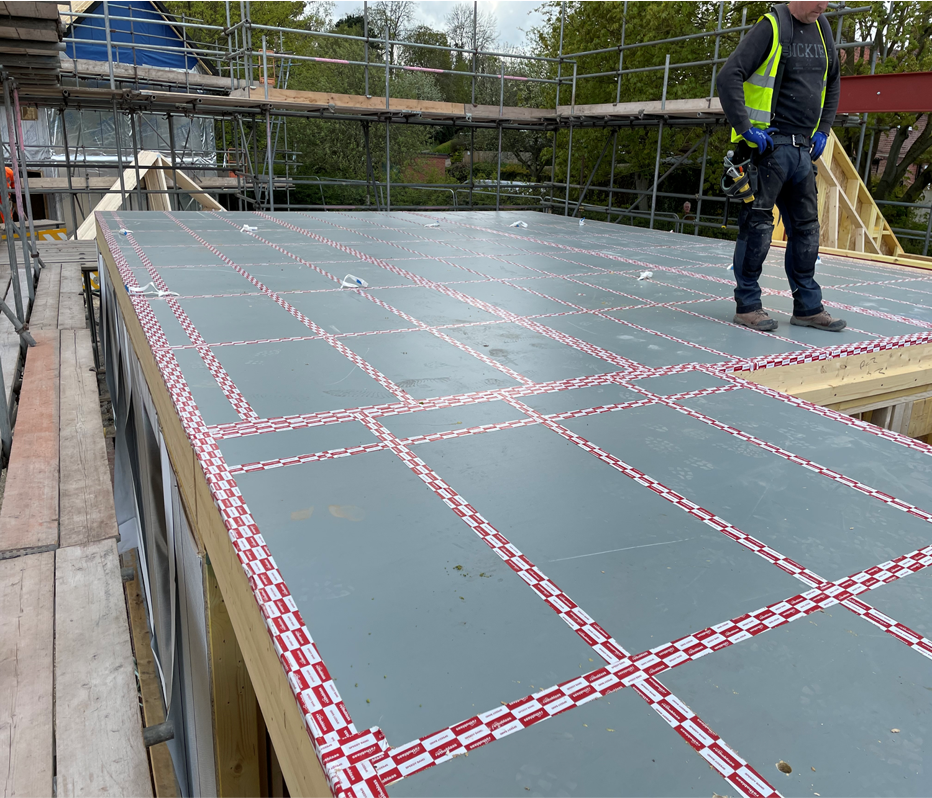 MEDITE SMARTPLY | Smartply Sure Step OSB/3 coated panel - architectenweb.nl