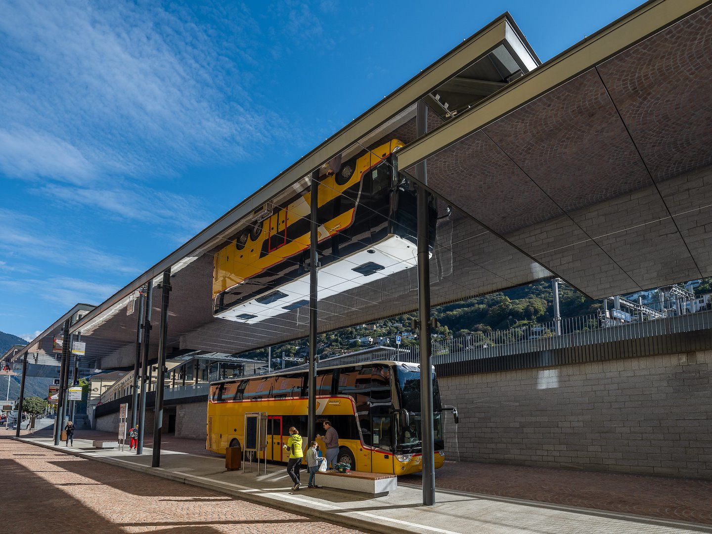 ALUCOBOND® | Bus station, Switzerland - architectenweb.nl