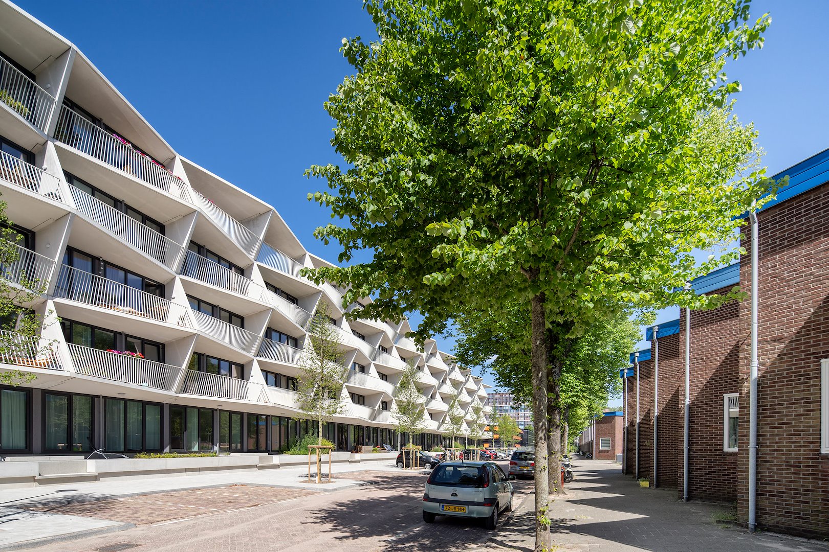 MVSA realiseert woongebouw met opvallende gevel tegenover ...