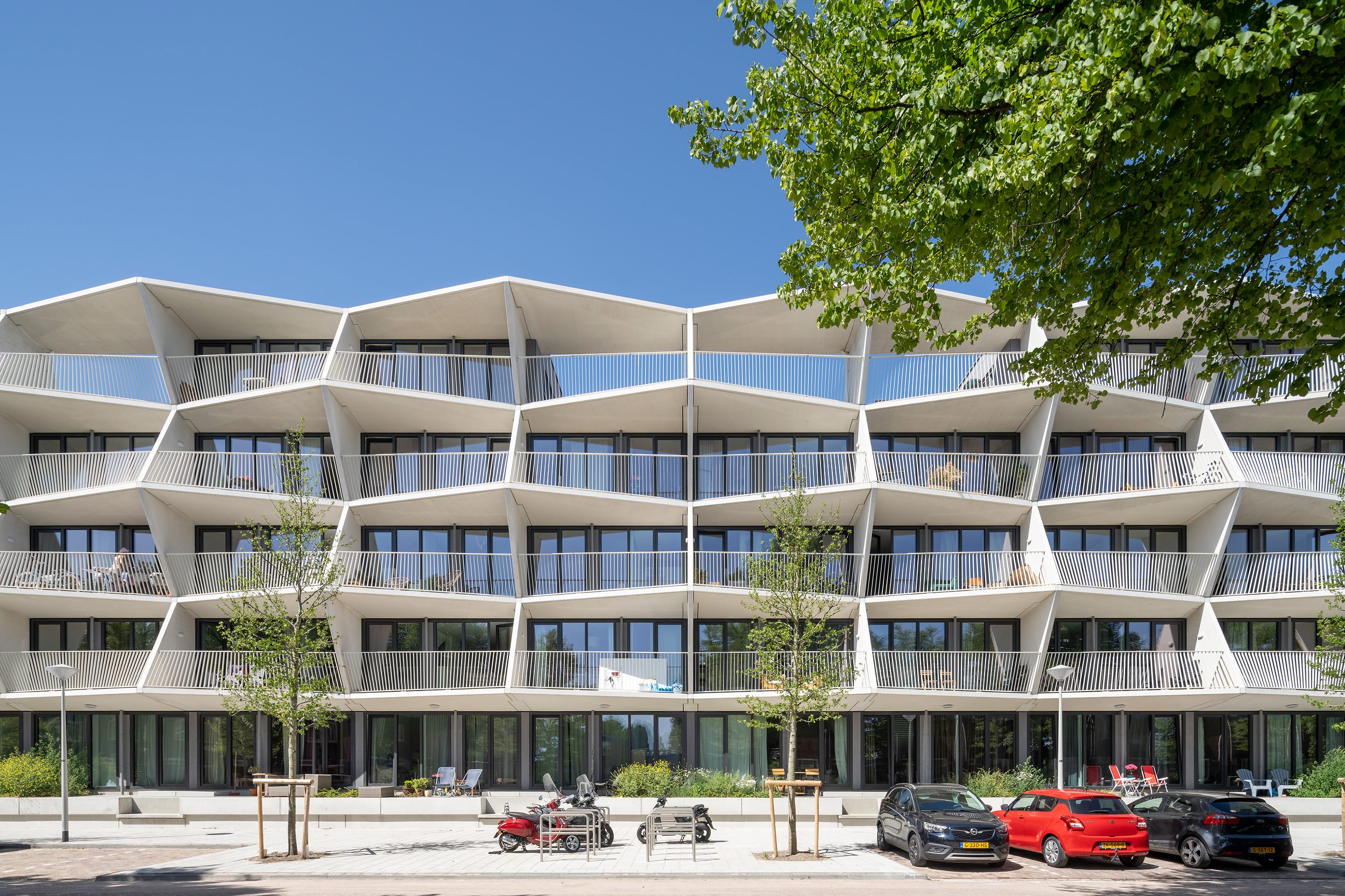 MVSA realiseert woongebouw met opvallende gevel tegenover ...