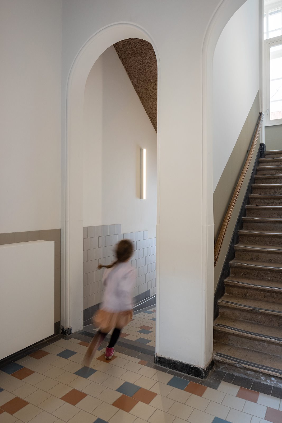 9graden architectuur | Renovatie Geert Groote School, Amsterdam ...