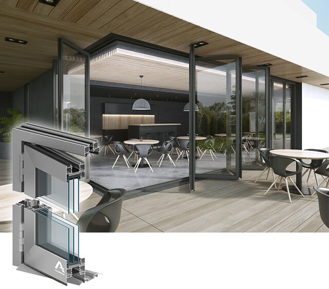 Aluprof Nederland BV | MB-86 Fold Line HD vouwwanden en vouwdeuren ...