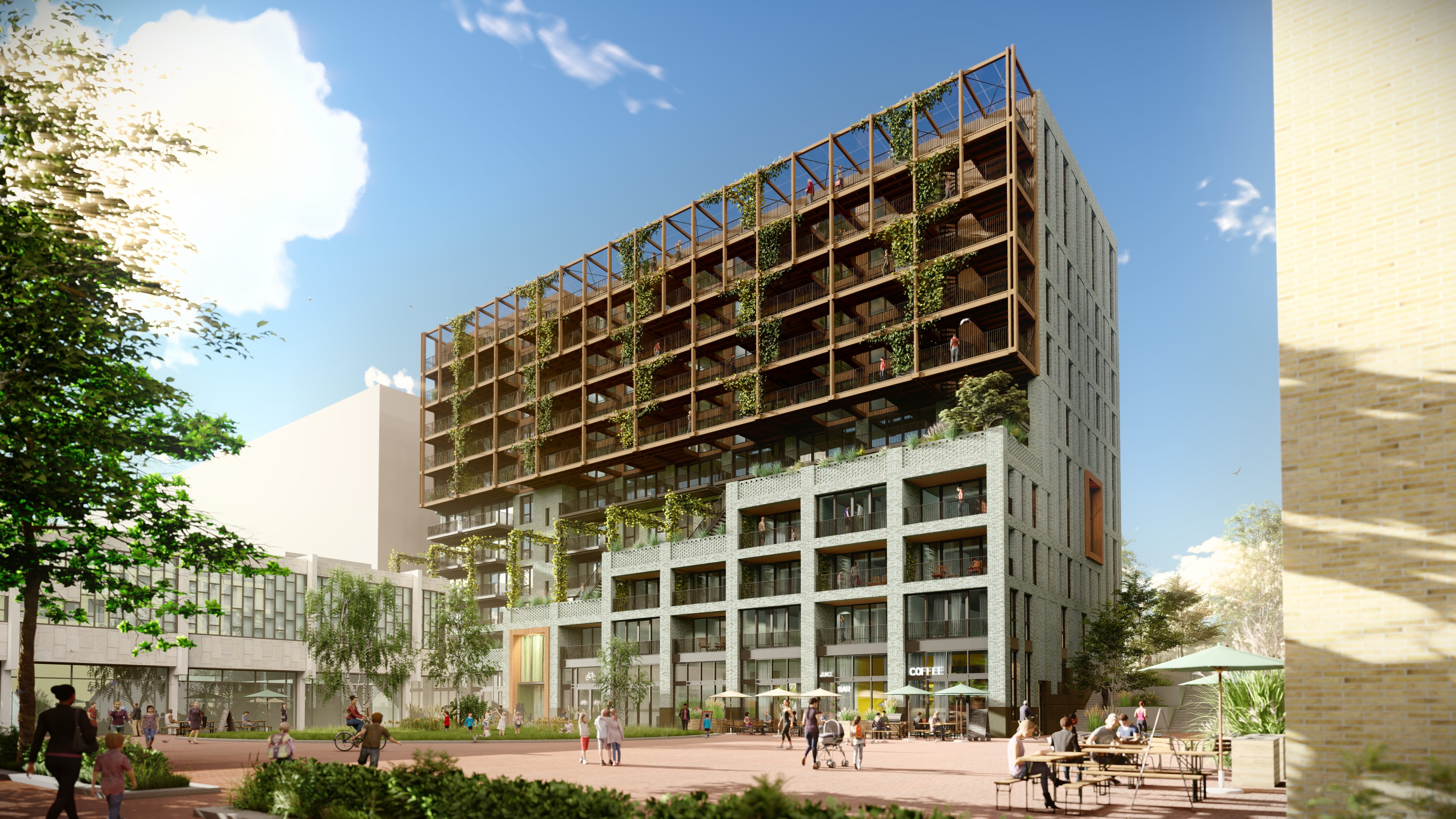 Eerste paal voor woongebouw Cornelis in Amsterdam Nieuw-West ...