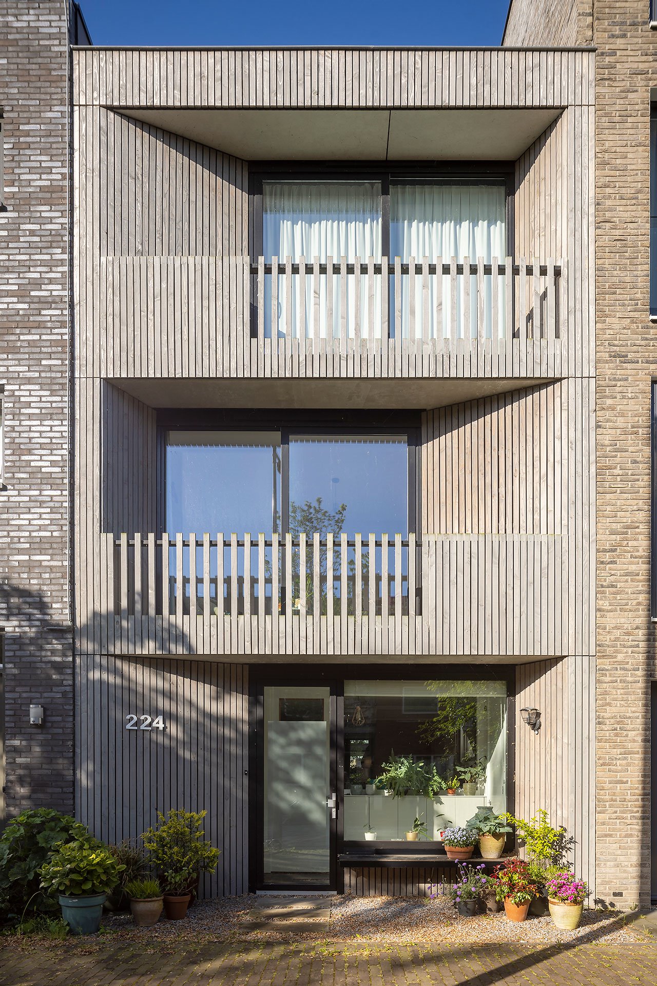 8A Architecten | Tussenwoning met loggia's, Amsterdam IJburg ...