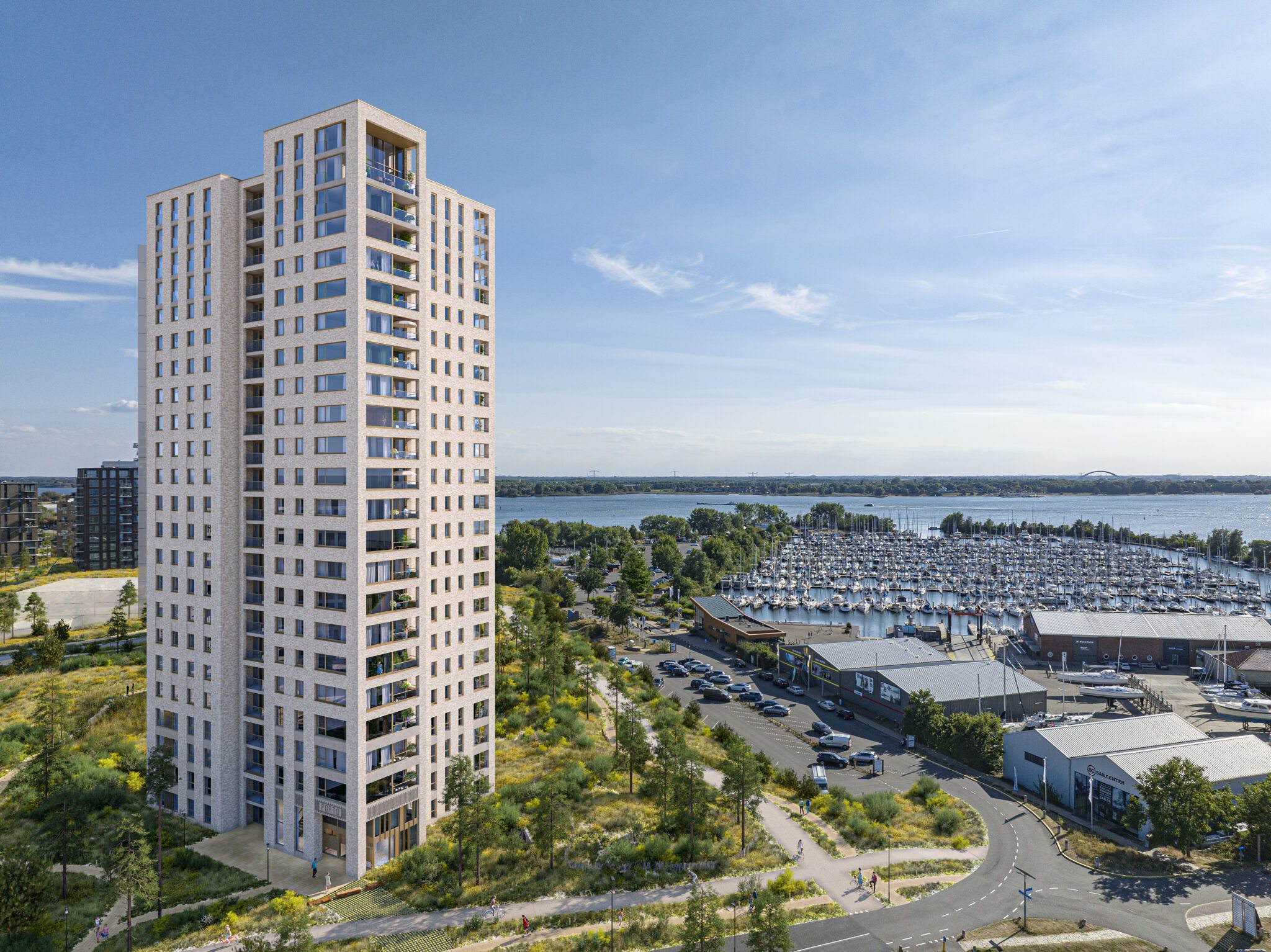 Nieuwe woontoren voor Almere Duin naar ontwerp Zecc - architectenweb.nl