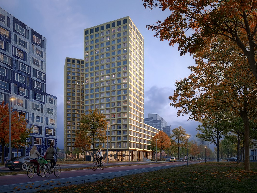 Aftrap voor bouw torens met studentenwoningen Utrecht Science Park ...